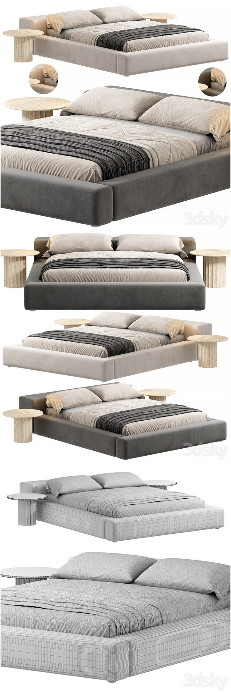 Desire FX 3d models | Casper Bed – 3D Model