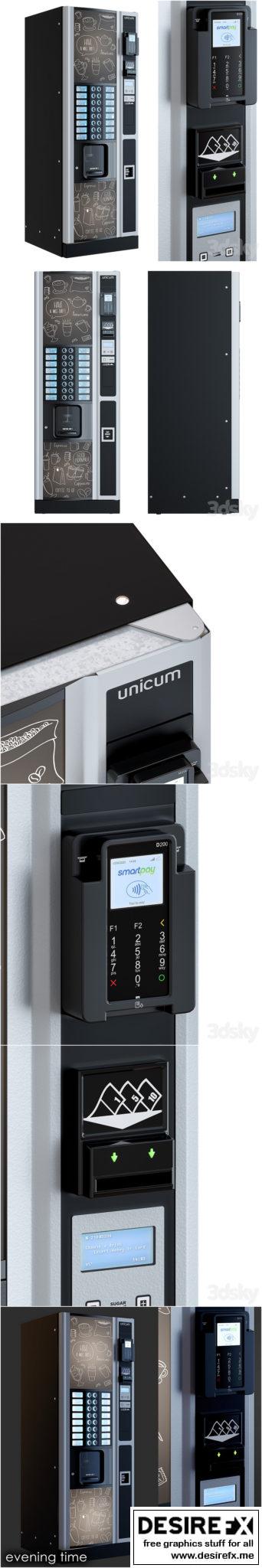 Desire FX 3d models | Coffee machine. Vending machine – 3D Model