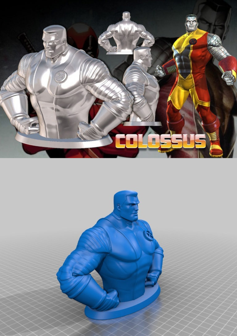 Desire FX 3d models | Colossus Bust – 3D Print Model