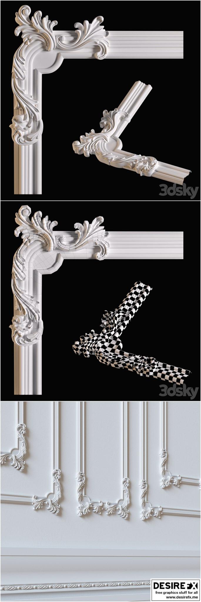 Desire FX 3d models | Corner element – 3D Model