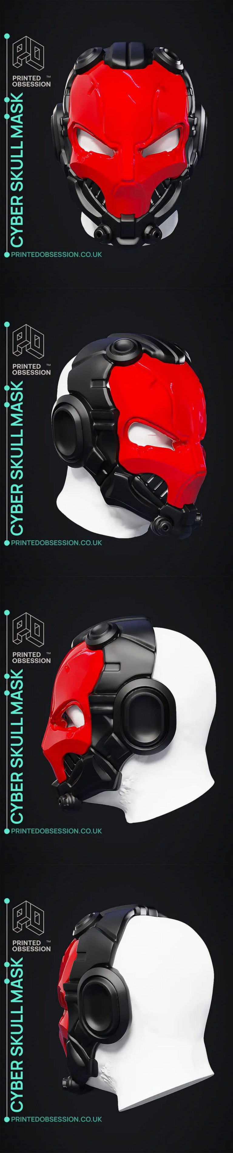 Desire FX 3d models | Cyber Skull Mask – 3D Print Model