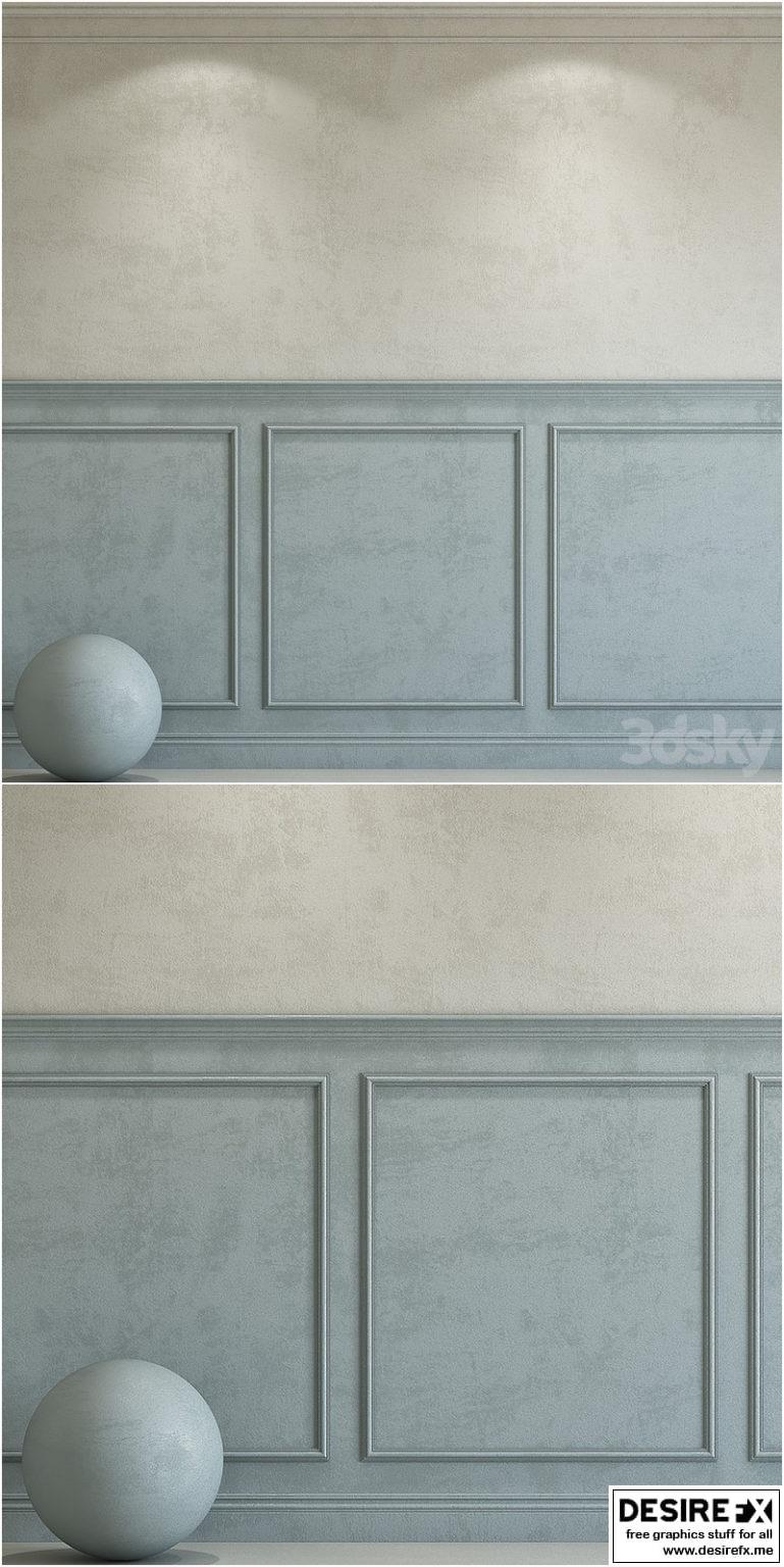 Desire FX 3d models | Decorative plaster with molding 100 – 3D Model