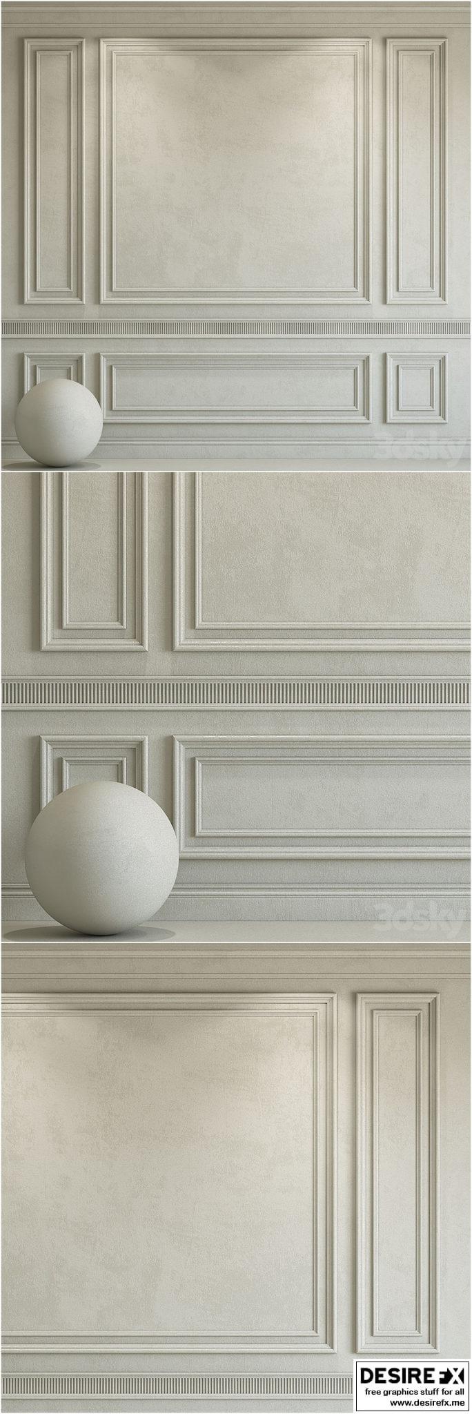 Desire FX 3d models | Decorative plaster with molding 185 – 3D Model