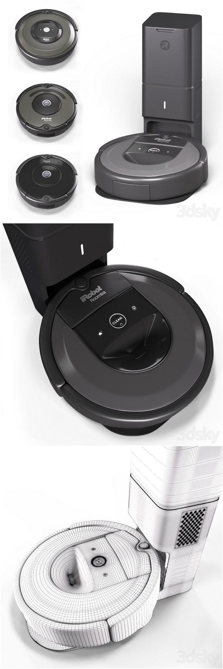 Desire FX 3d models | IRobots Robot Vacuum Cleaners – 3D Model
