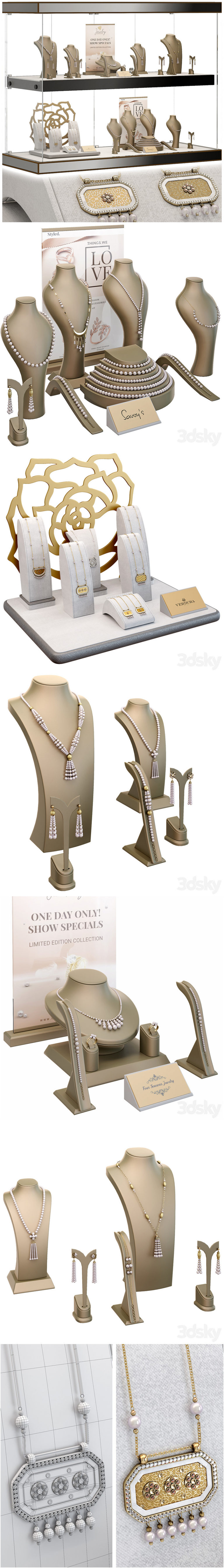 Desire FX 3d models | Jewelry showcase for a store 3. Jewelry stand ...