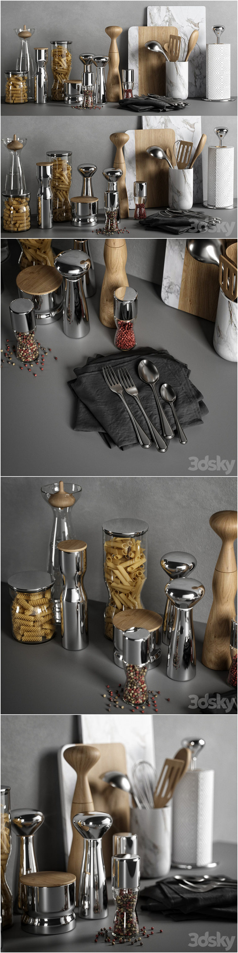 Desire FX 3d models | Kitchen decor set 04 – 3D Model
