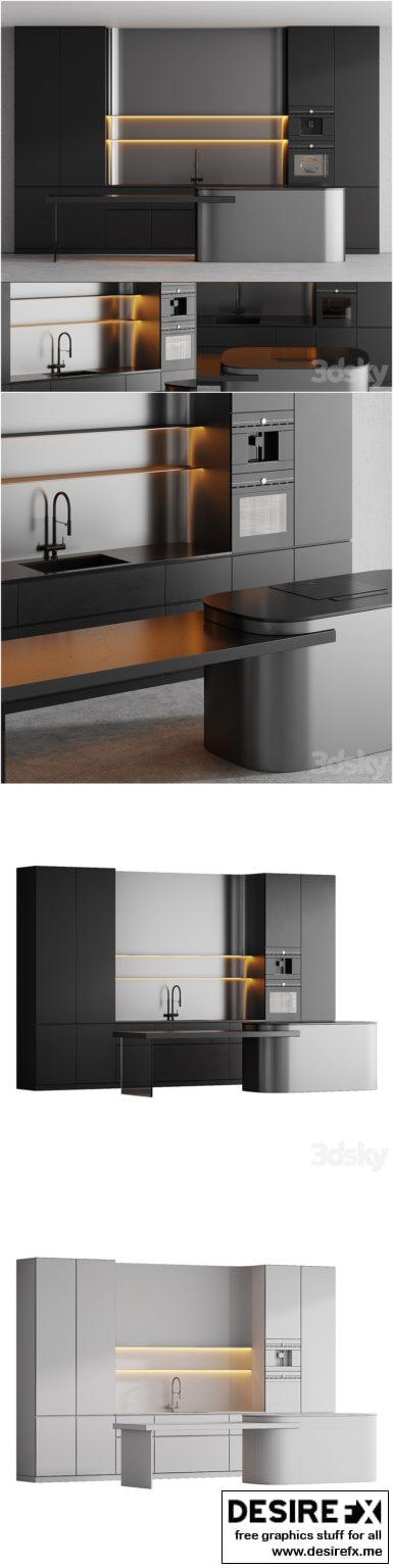 Desire FX 3d models | Kitchen in modern style 001 modern kitchen – 3D Model