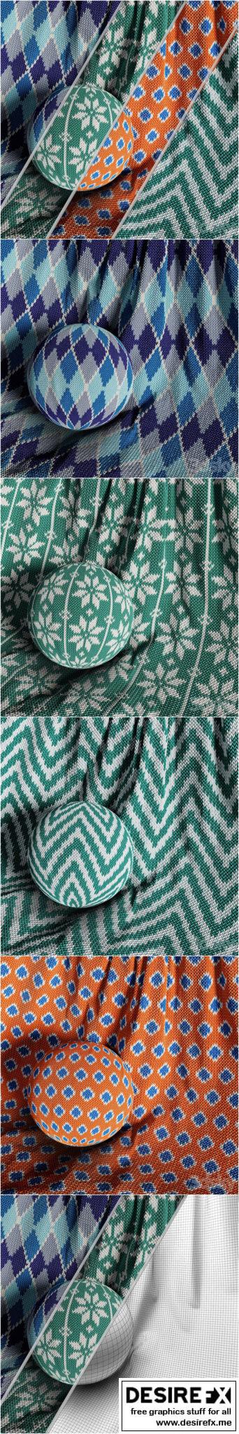 Desire FX 3d models | Knitted Fabric Material-vol04 – 3D Model