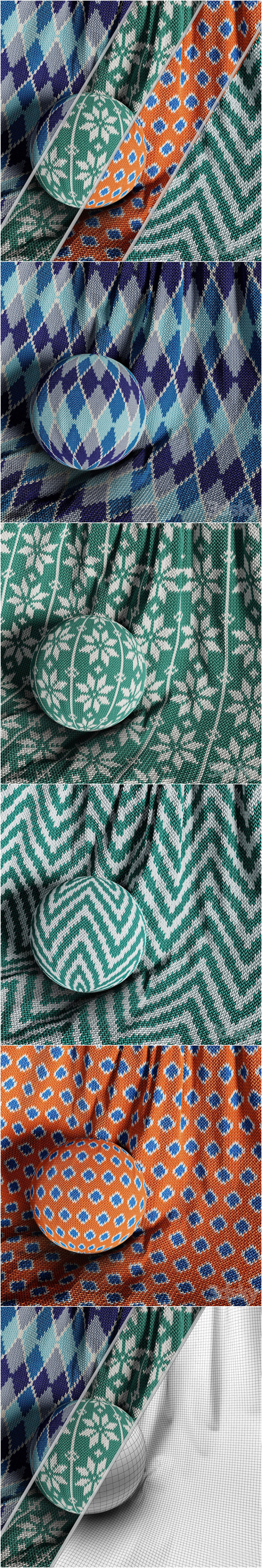Desire FX 3d models | Knitted Fabric Material-vol04 – 3D Model