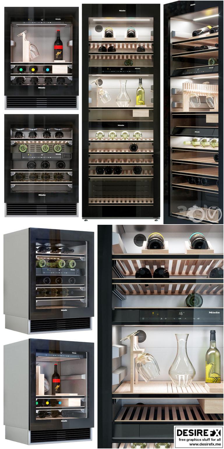 Desire FX 3d models | Miele Wine storage units – 3D Model