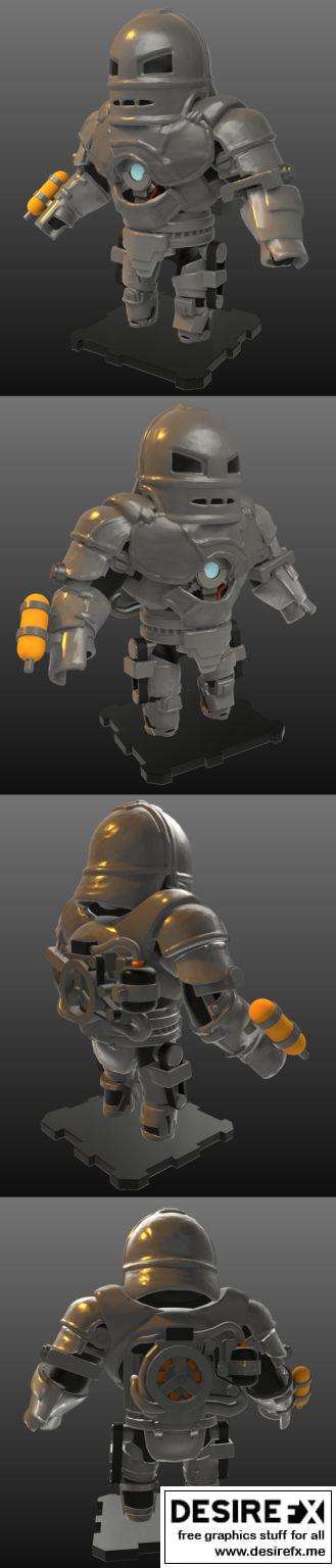 Desire FX 3d models | PlaKit – Iron Man MARK I – 3D Print Model