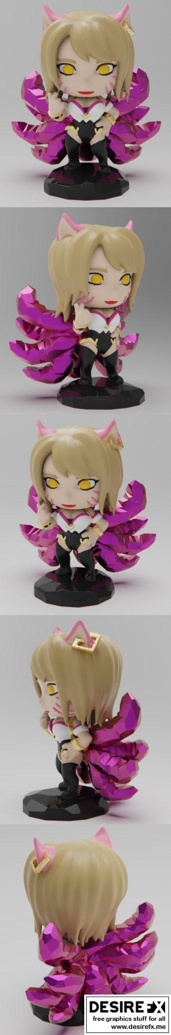 Desire FX 3d models | PlaKit – LOL KDA Ahri – 3D Print Model