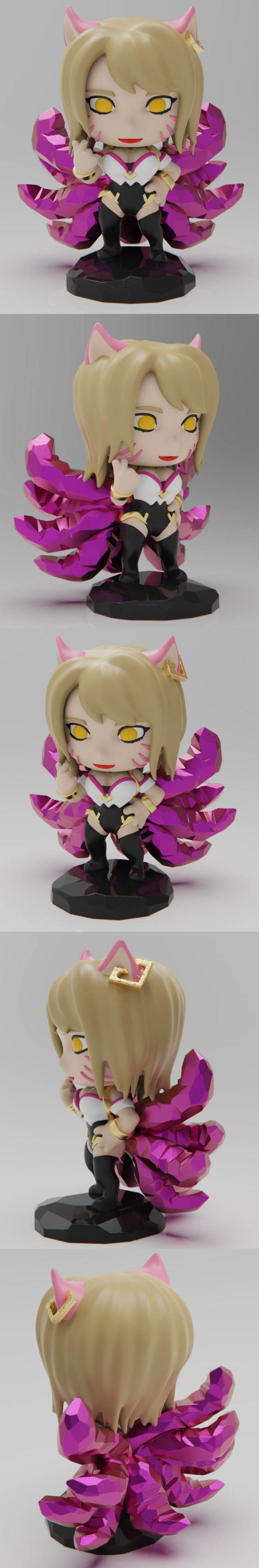 Desire FX 3d models | PlaKit – LOL KDA Ahri – 3D Print Model