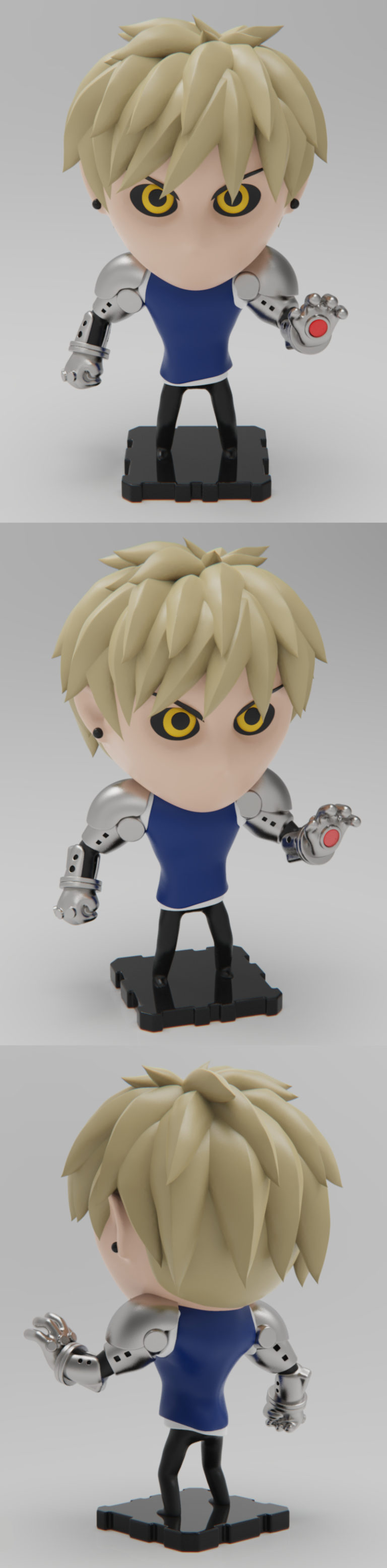 Desire FX 3d models | PlaKit – One Punch Man Genos – 3D Print Model