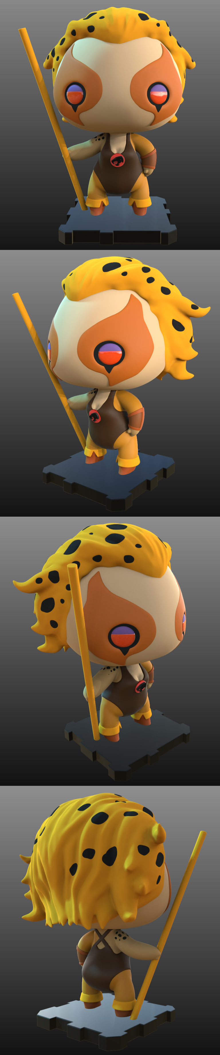 Desire FX 3d models | PlaKit – Thundercats Classic Cheetara – 3D Print ...