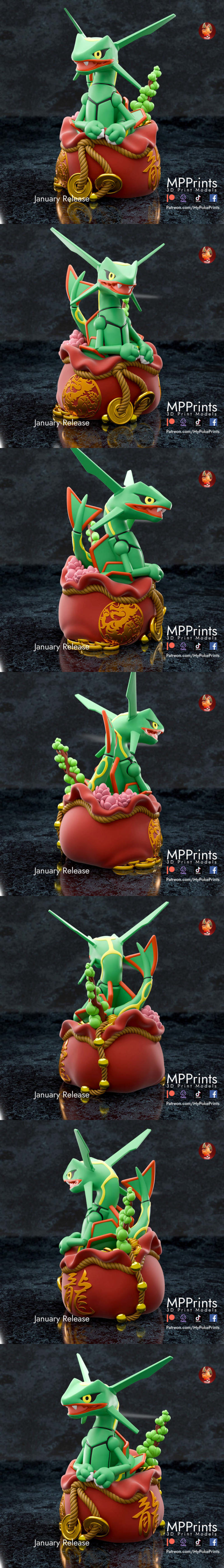 Desire FX 3d models | Pokemon – Rayquaza – 3D Print Model