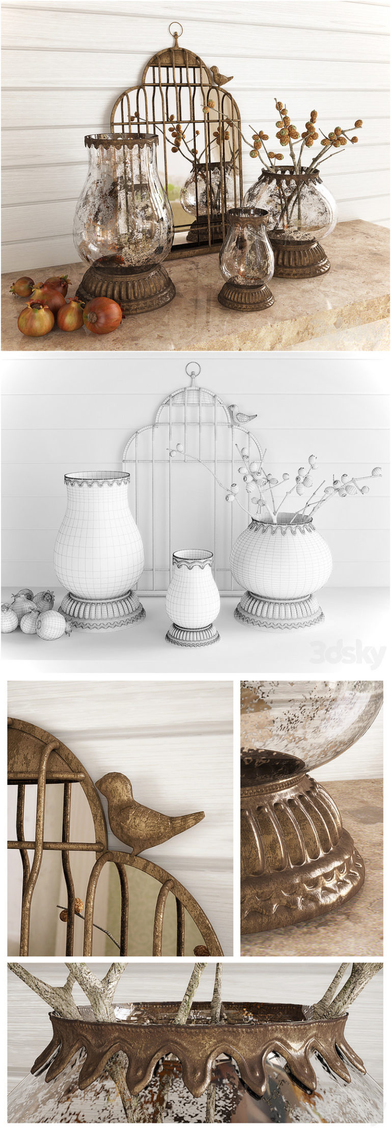 Desire FX 3d models | Rare decorative set – 3D Model
