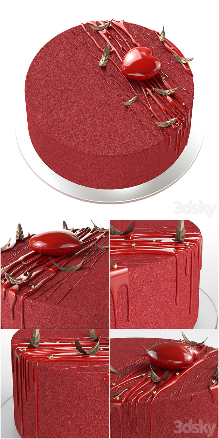 Desire FX 3d models | Red Cake – 3D Model