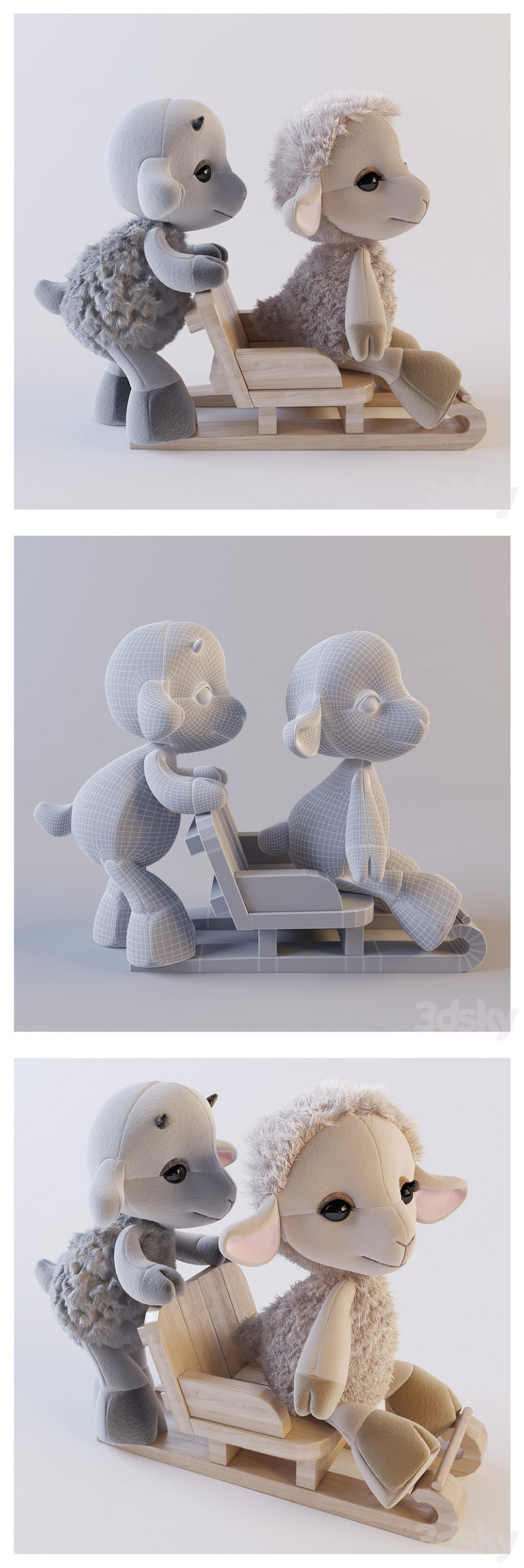 Desire FX 3d models | Sheep and goat – 3D Model