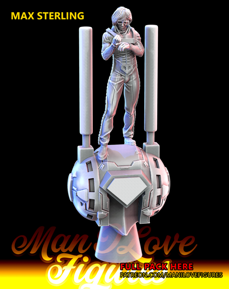 Desire FX 3d models | Skull Squadron Max Sterling – 3D Print Model