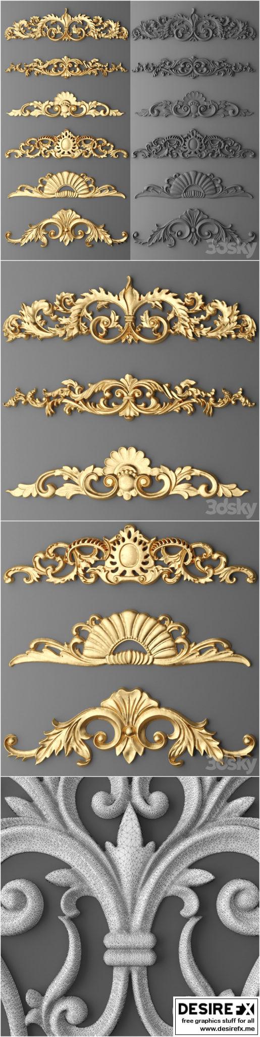 Desire FX 3d models | Stucco. Set – 3D Model