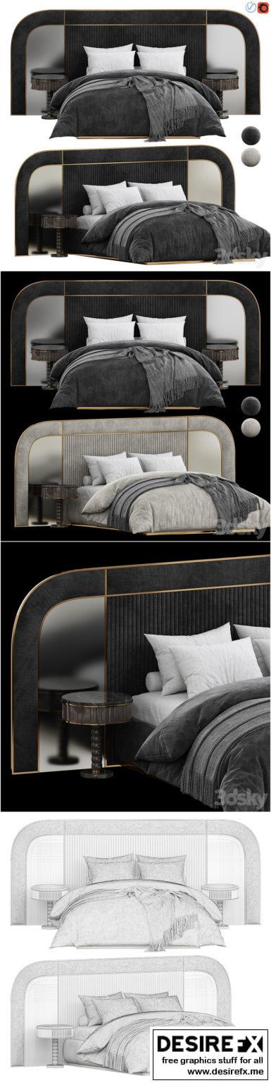 Desire FX 3d models | Velovis Bed by Zebrano – 3D Model