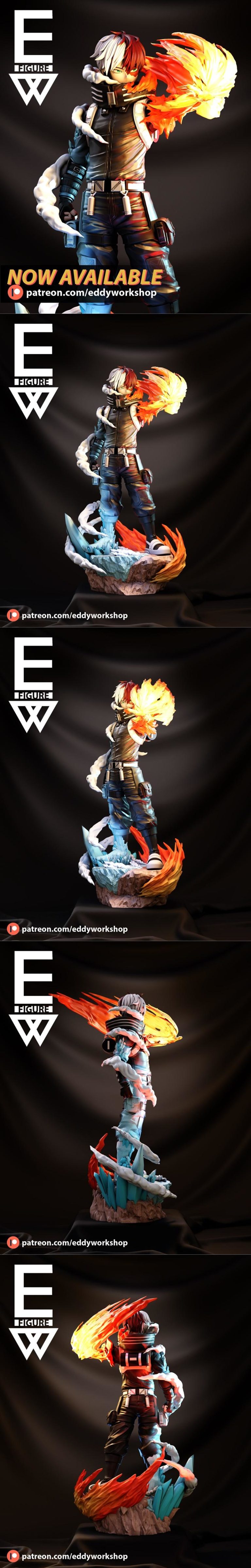 Desire FX 3d models | Eddy Workshop – Shoto Todoroki – 3D Print Model STL