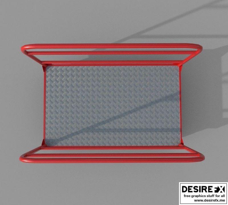 Desire FX 3d models | Platform Trolley B Low-poly 3D model