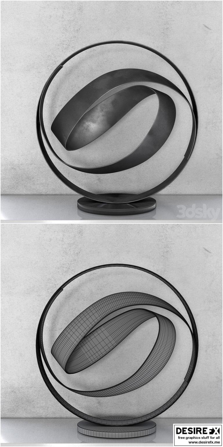 Desire FX 3d models | Abstract Sculpture Damon Hyldreth – 3D Model