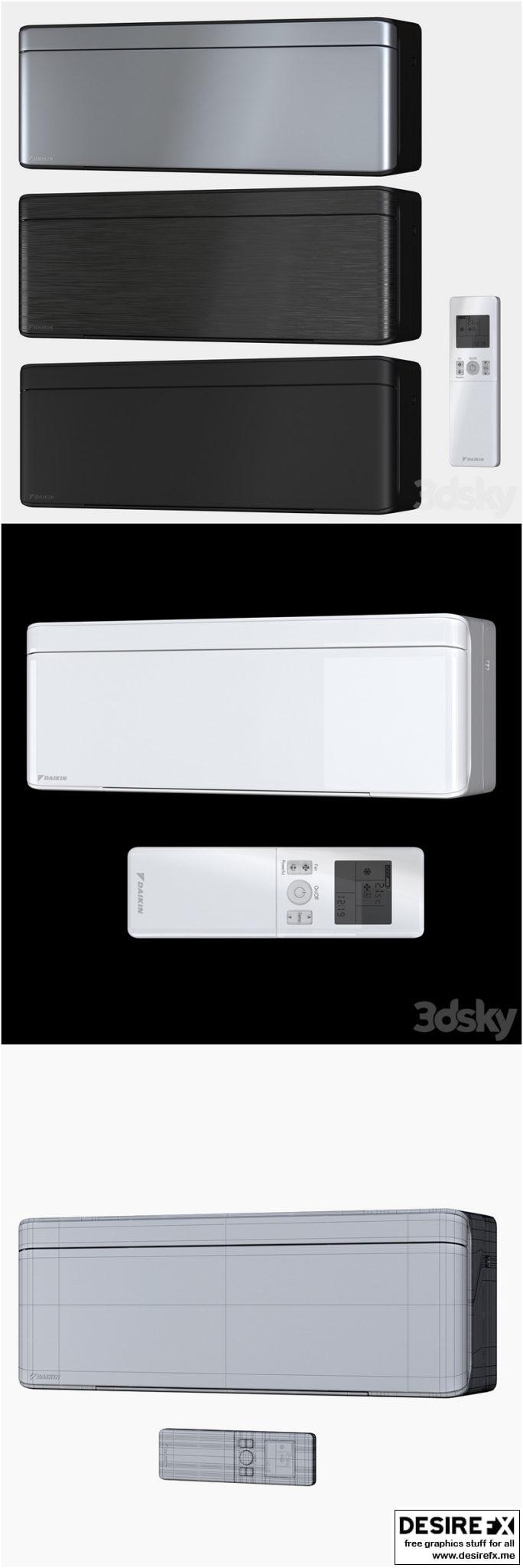 Desire FX 3d models | Air Conditioner Daikin FTXA – 3D Model