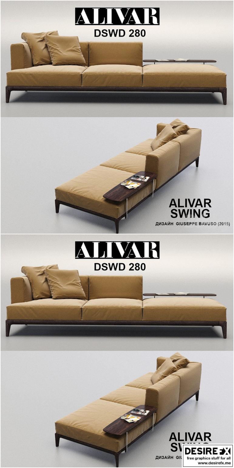 Desire FX 3d models | Alivar Swing Art. DSWD 280 – 3D Model