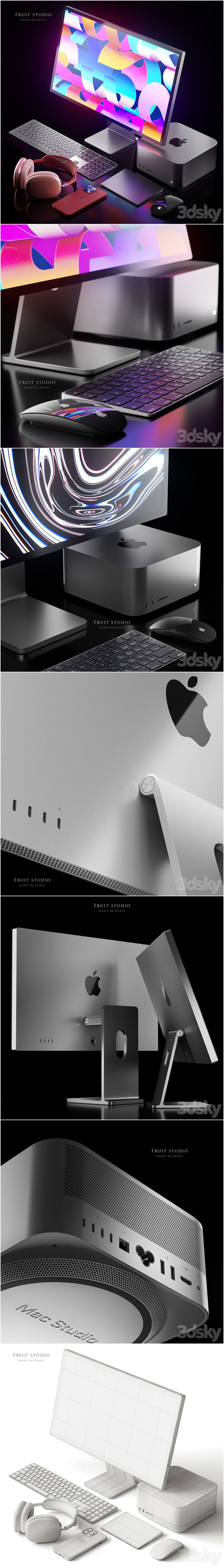 Desire FX 3d models | Apple Mac Studio – 3D Model