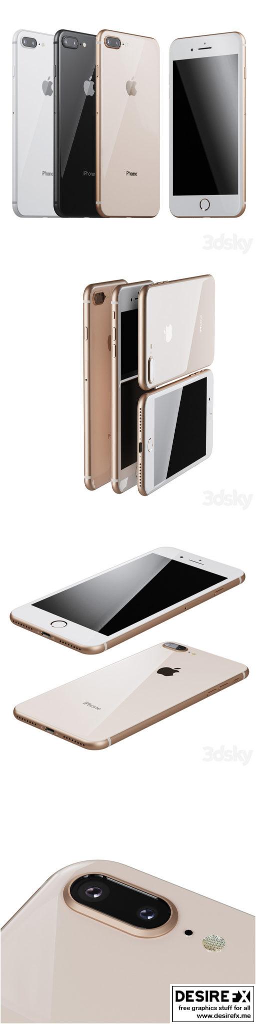 Desire FX 3d models | Apple iPhone 8 plus phone – 3D Model