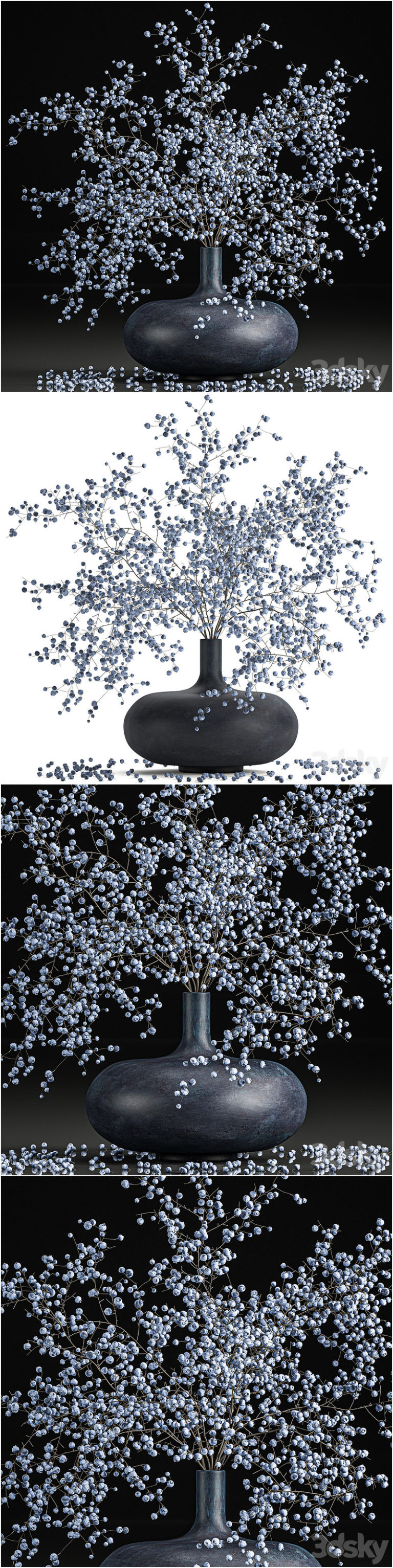 Desire FX 3d models | Bouquet 95. Branches, berries – 3D Model