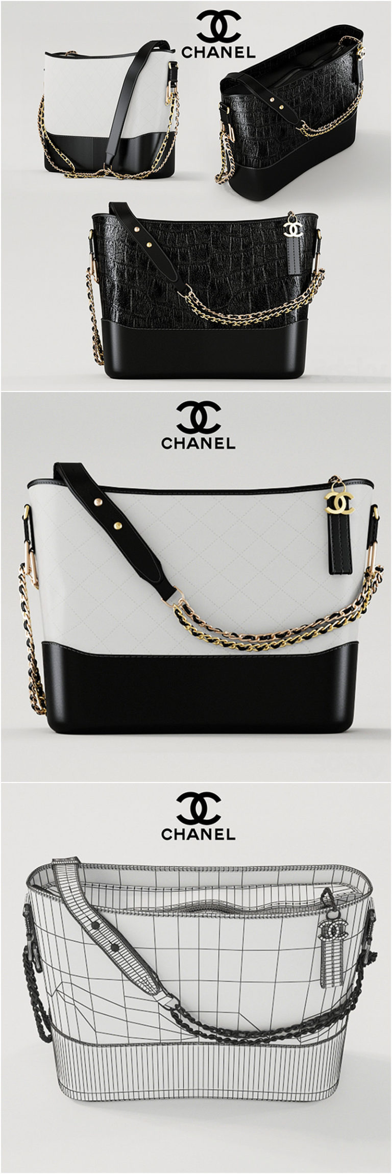 Desire FX 3d models | CHANEL’S GABRIELLE – 3D Model