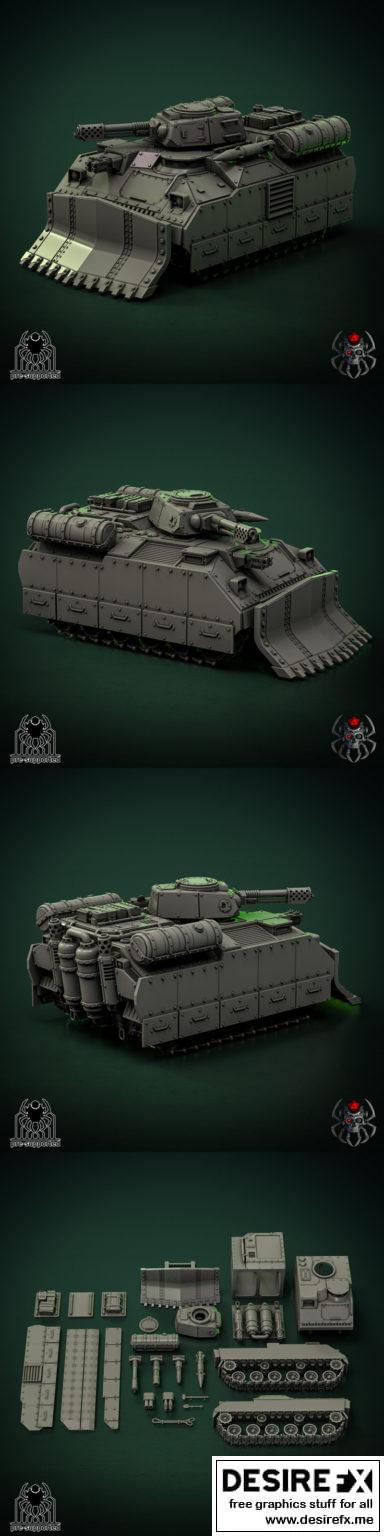 Desire FX 3d models | Cerberus Infantry Support Vehicle – 3D Print Model