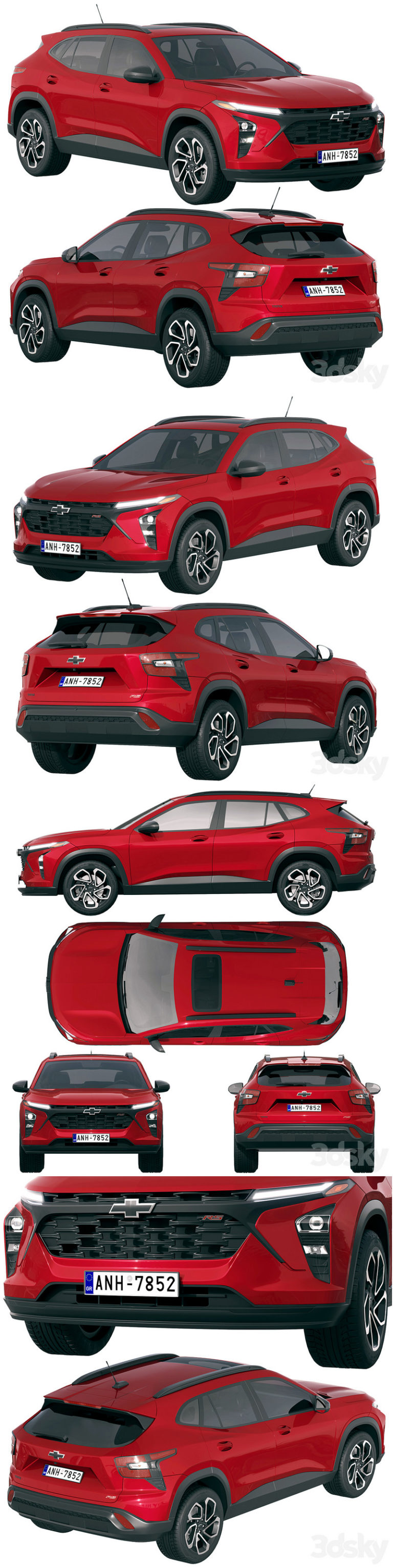 Desire FX 3d models | Chevrolet Trax RS 2024 – 3D Model