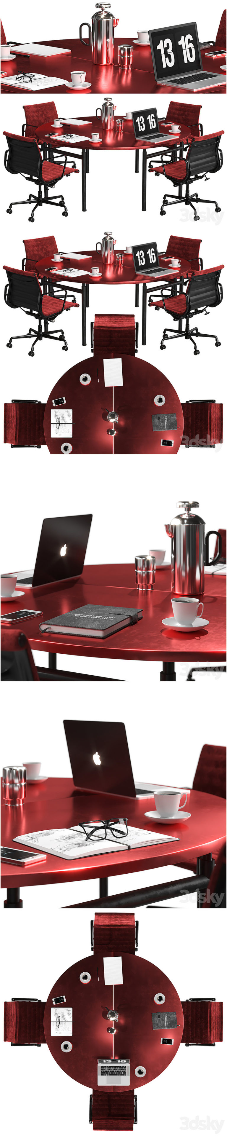 Desire FX 3d models | Copper conference table – 3D Model