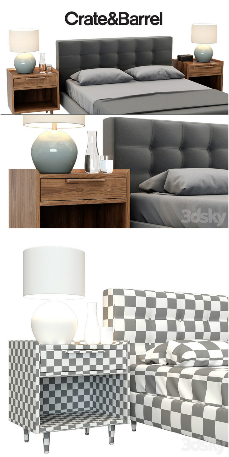 Desire FX 3d models | Crate & Barrel TATE COLLECTION – 3D Model