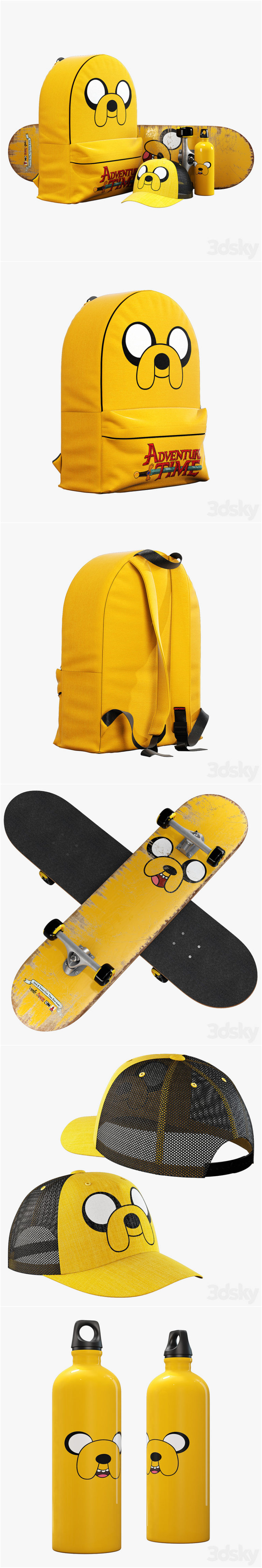 Desire FX 3d models | Decorative set adventure time Jake – 3D Model