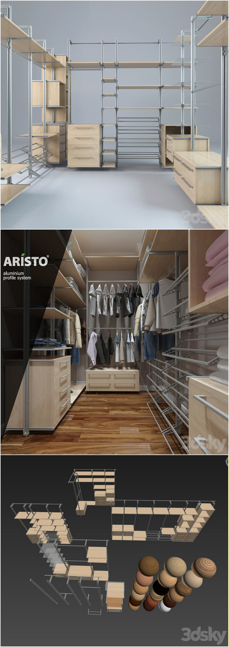 Desire FX 3d models | Dressing system Aristo – 3D Model