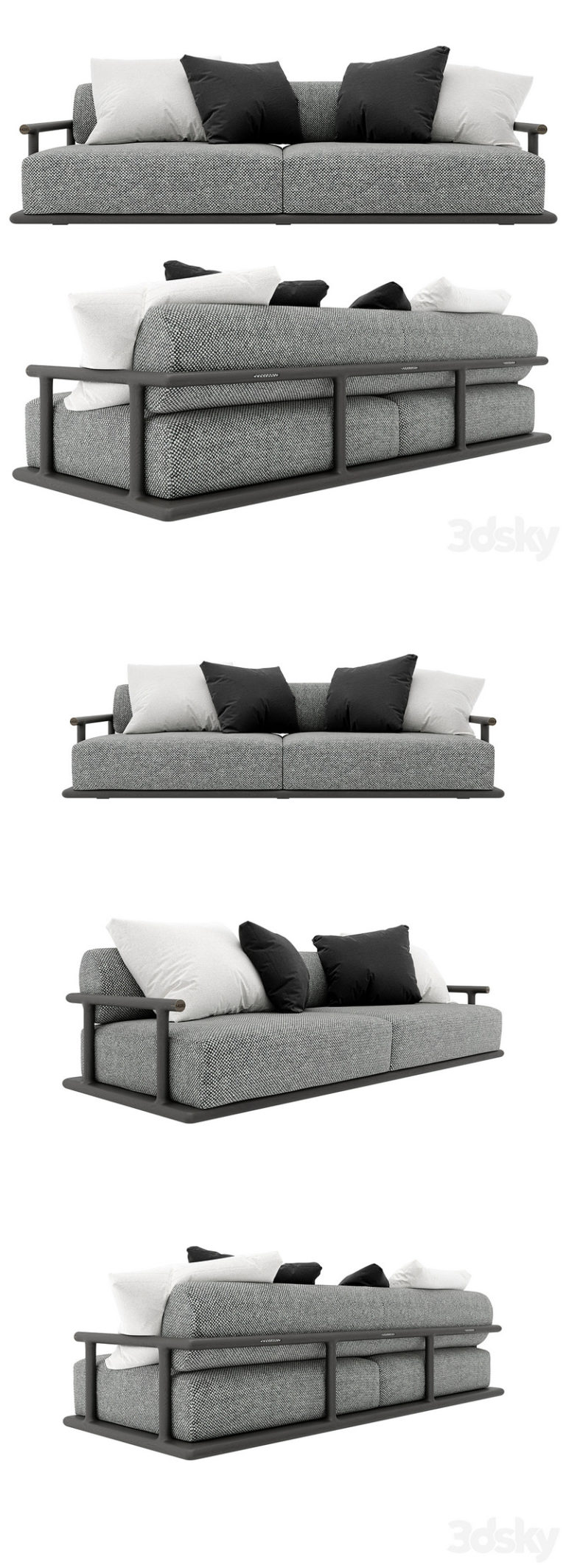 Desire FX 3d models | Flexform Mood Icaro Sofa – 3D Model
