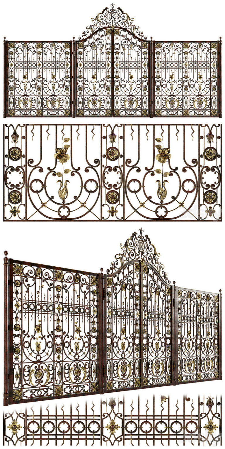Desire FX 3d models | Forged gates and fences – 3D Model