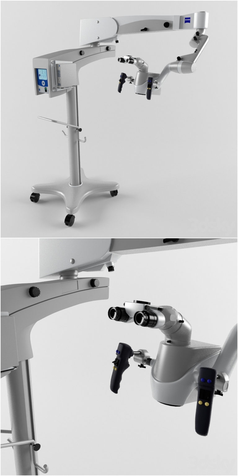 Desire FX 3d models | Motorized dental microscope – 3D Model