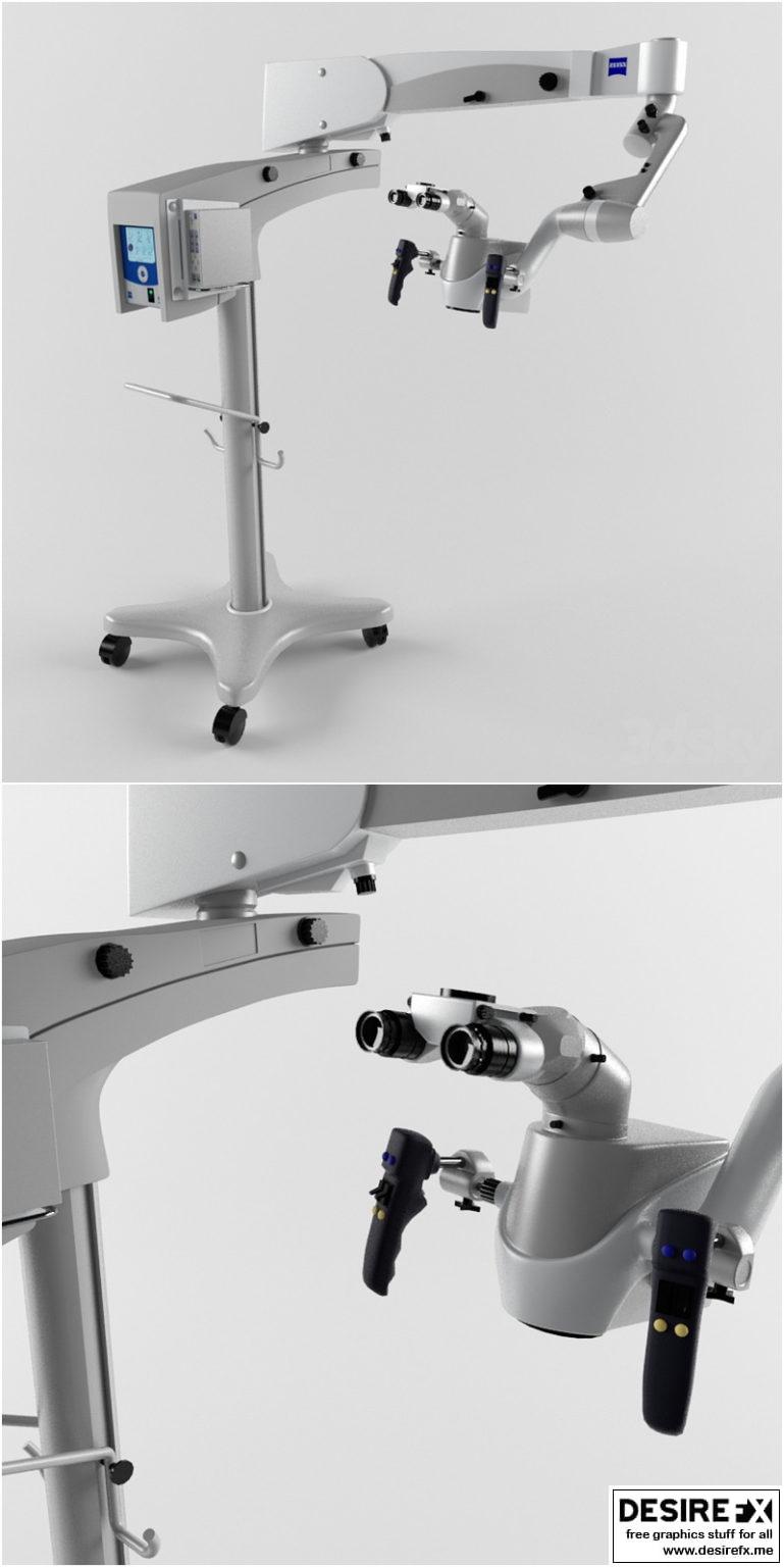 Desire FX 3d models | Motorized dental microscope – 3D Model