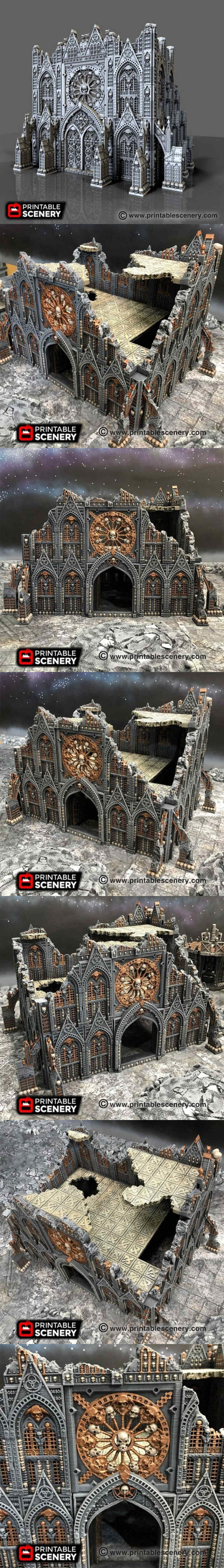 Desire FX 3d models | Printable Scenery – Demon Cathedral Bundle and ...