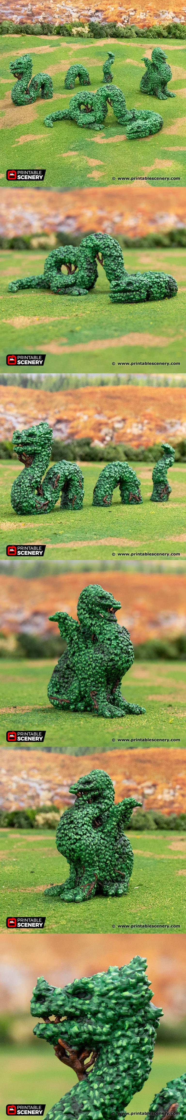Desire FX 3d models | Printable Scenery – The Dragon Hedgerows – 3D ...