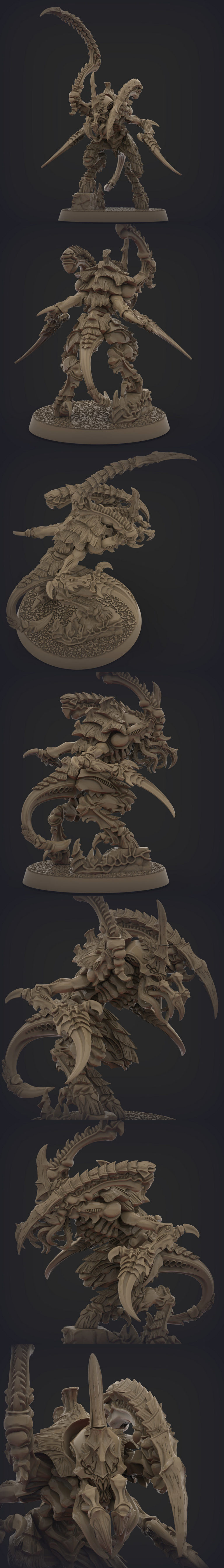Desire FX 3d models | Space Mantis Octopus – 3D Print Model