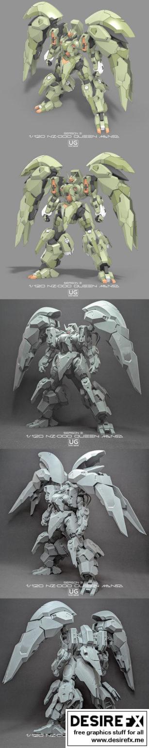Desire FX 3d models | UG 04 Queen Mensa – 3D Print Model