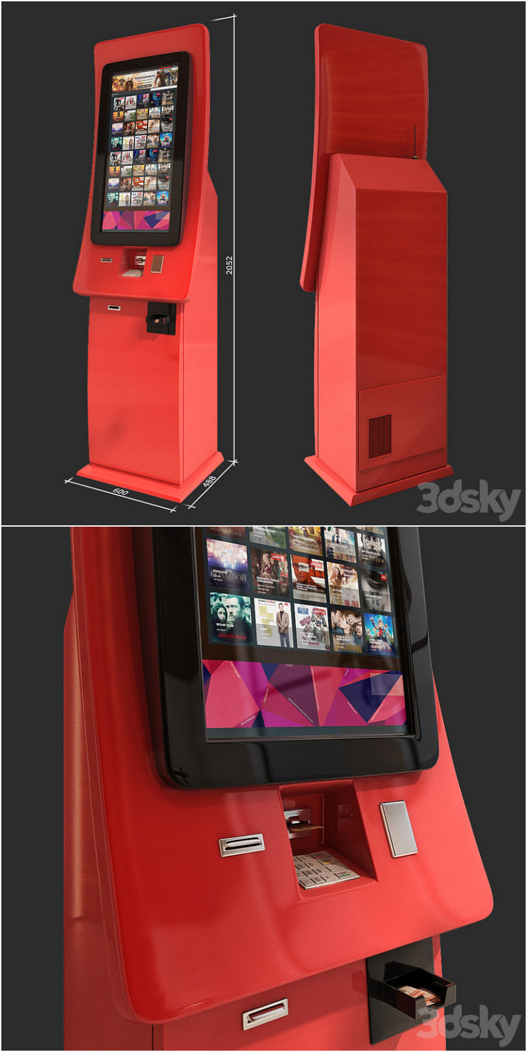 Desire FX 3d models | Vending machine for movie tickets – 3D Model